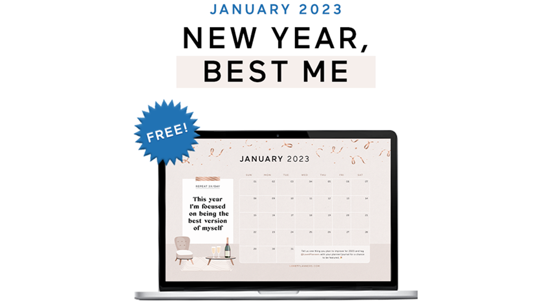 New Year, BEST You (+ January 2023 Wallpaper Download) – Lovet Planners