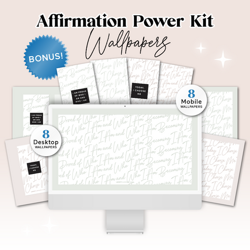 Affirmation Power Kit | Write Your Affirmations, Transform Your Life ...