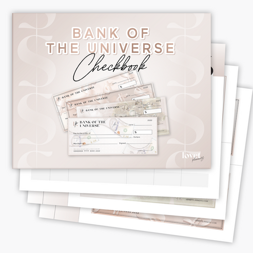 Bank of the Universe Checks | Abundance Checks – Lovet Planners