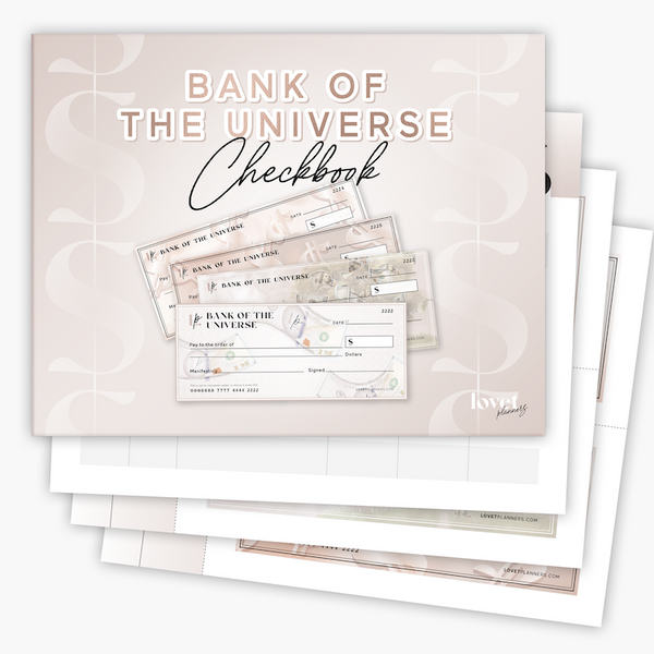 Bank of the Universe Checks | Abundance Checks – Lovet Planners