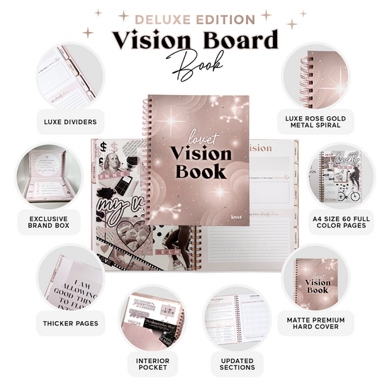 Vision Board Book LUXE – Lovet Planners