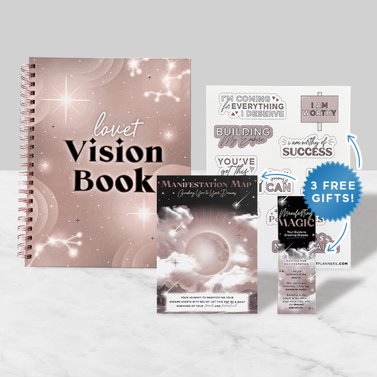 Vision Board Book LUXE – Lovet Planners