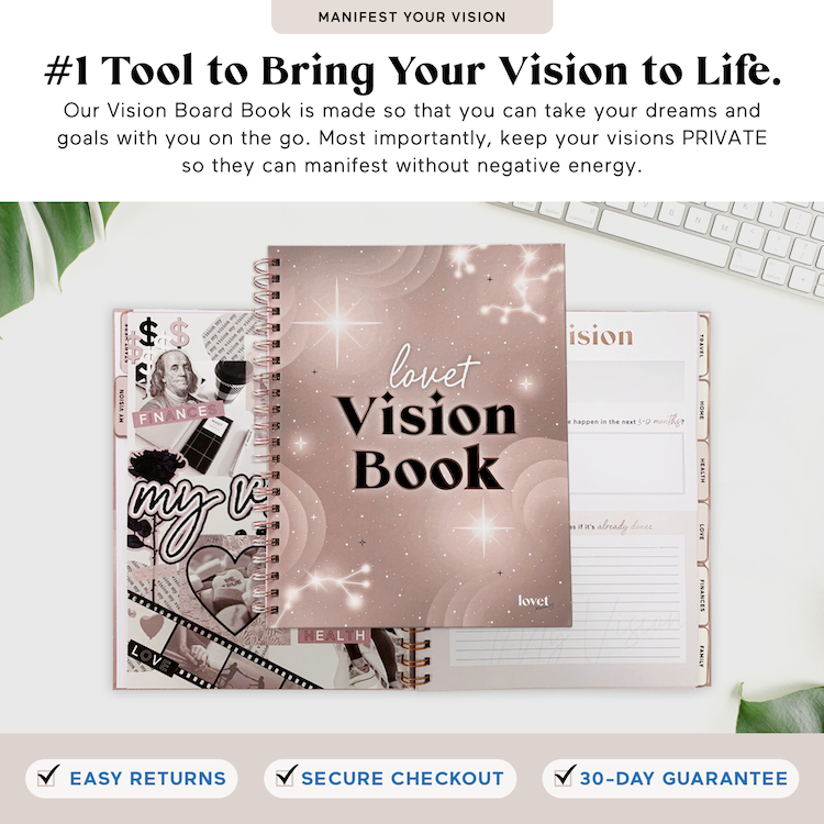 Vision Board Book LUXE – Lovet Planners