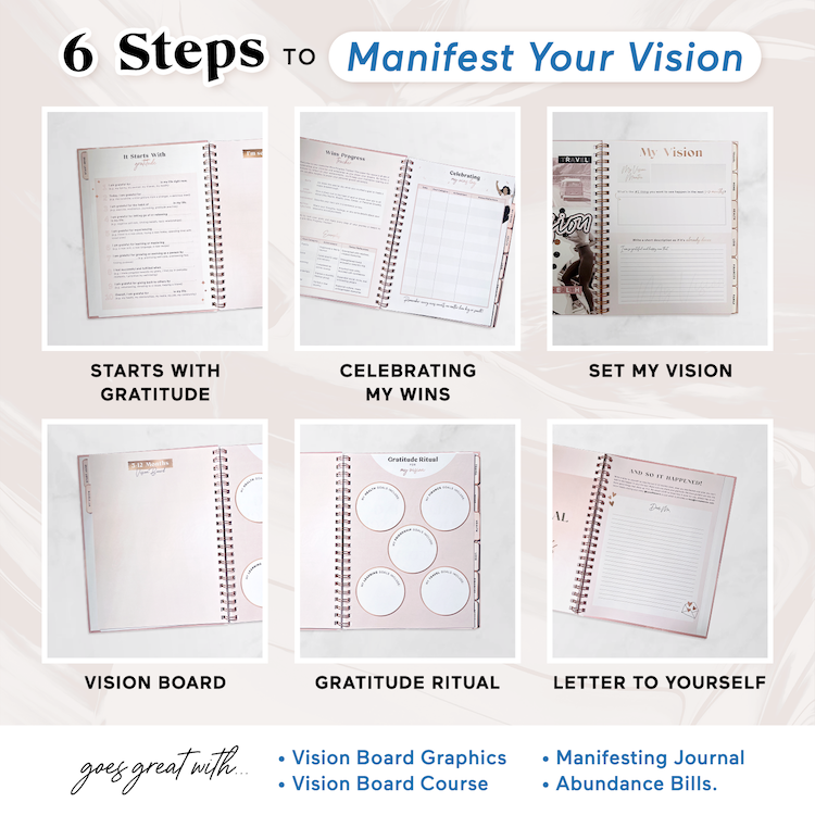 Vision Board Book LUXE – Lovet Planners