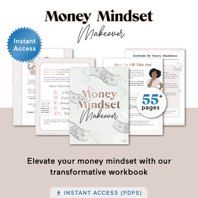 Money Mindset Makeover (Digital) | Improve Your Money Mindset – Lovet Planners