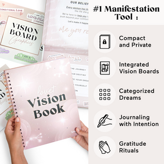 Vision Board Book LUXE – Lovet Planners