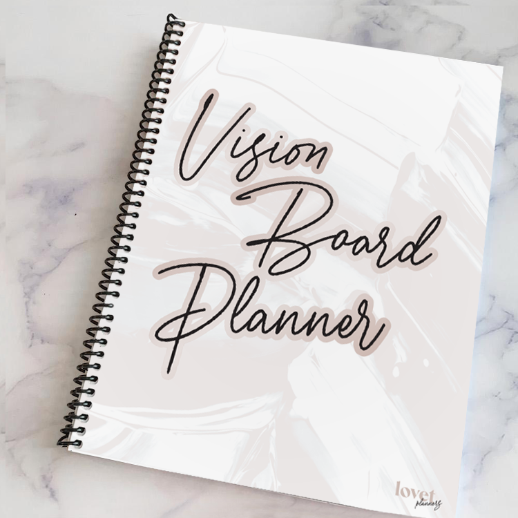 Vision Board Planner | 12 Month Vision Board Planner [Official] – Lovet ...