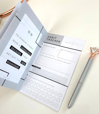 Habit Tracker Notebook | Habit Tracker Journal – Lovet Planners