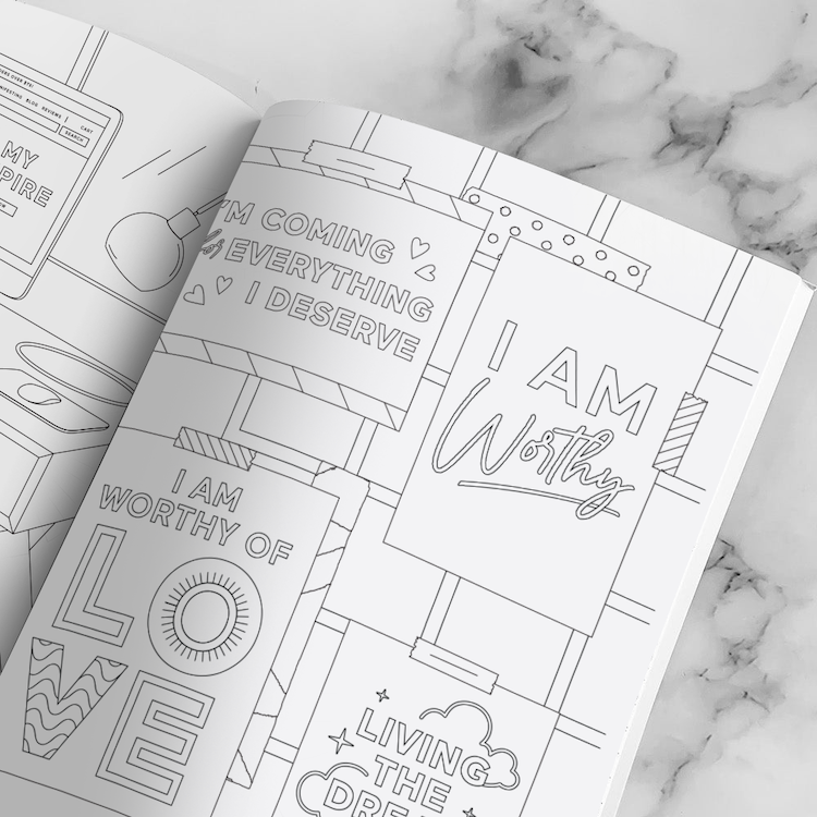 Manifesting Coloring Book – Lovet Planners