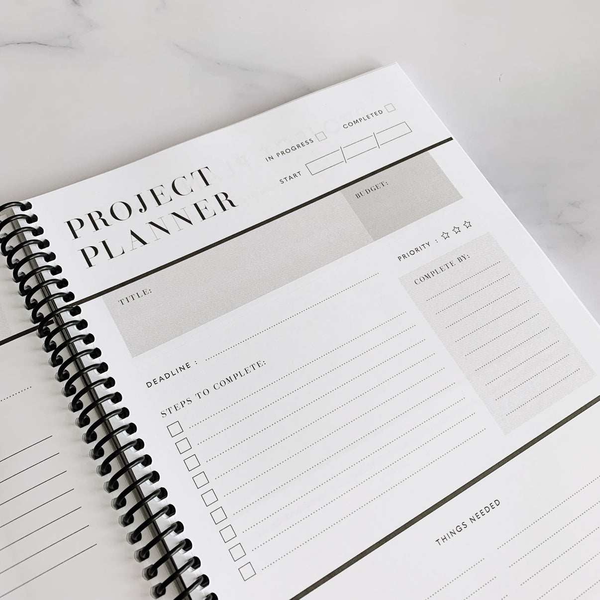 Project Planner Notebook | Project Planning Journal – Lovet Planners