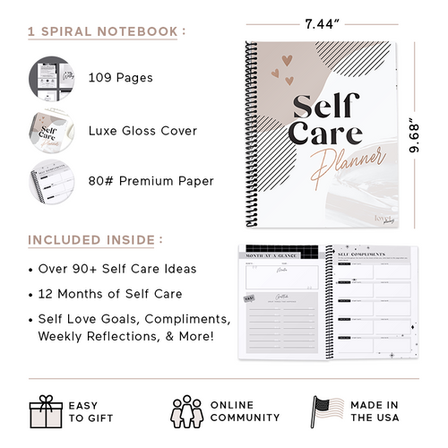 Self Care Planner | Self Love Planner – Lovet Planners