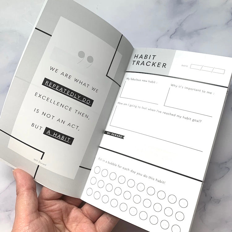 Habit Tracker Notebook | Habit Tracker Journal – Lovet Planners