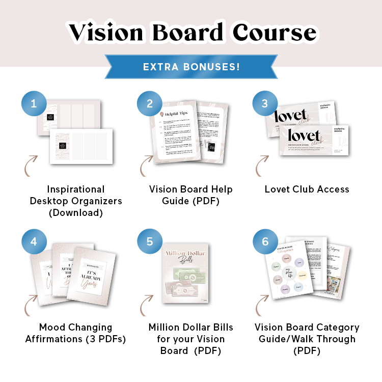 Vision Board Course (Digital) – Lovet Planners